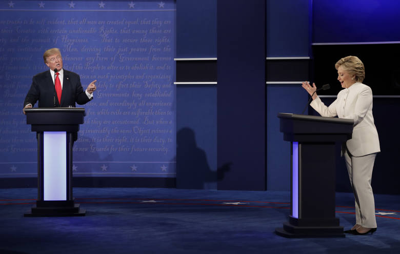 Trump goni Clinton, w sztabach nerwowo [wideo] - plus.pomorska.pl